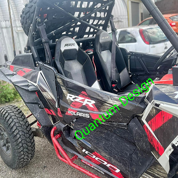 Grafic Kit Sticker Autocolant Polaris Rzr Turbo 2015-2019 - QuantumDesign